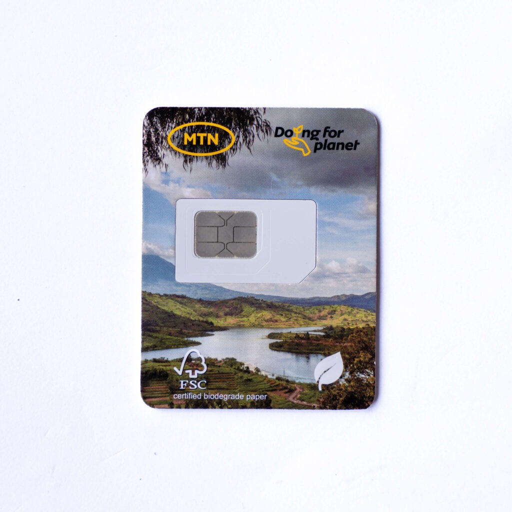 MTN Rwanda pioneers the introduction of paper-based Biodegradable SIM ...